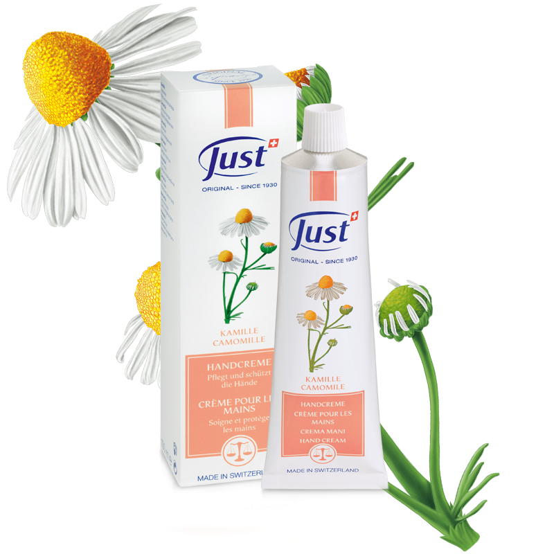 Crème pour les mains à la Camomille - Crèmes à base de plantes - Just